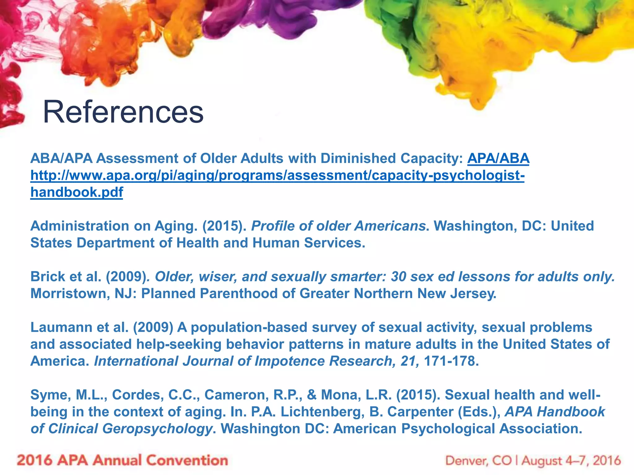 APA Slides - Robinson & Syme | PPT