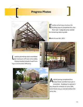 Construction Monthly Progress Report - June 2011 | PDF