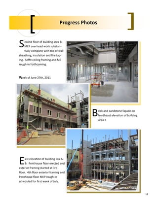 Construction Monthly Progress Report - June 2011 | PDF