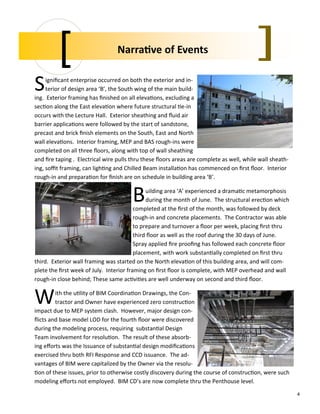 Construction Monthly Progress Report - June 2011 | PDF