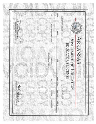 Teaching License P-4 | PDF