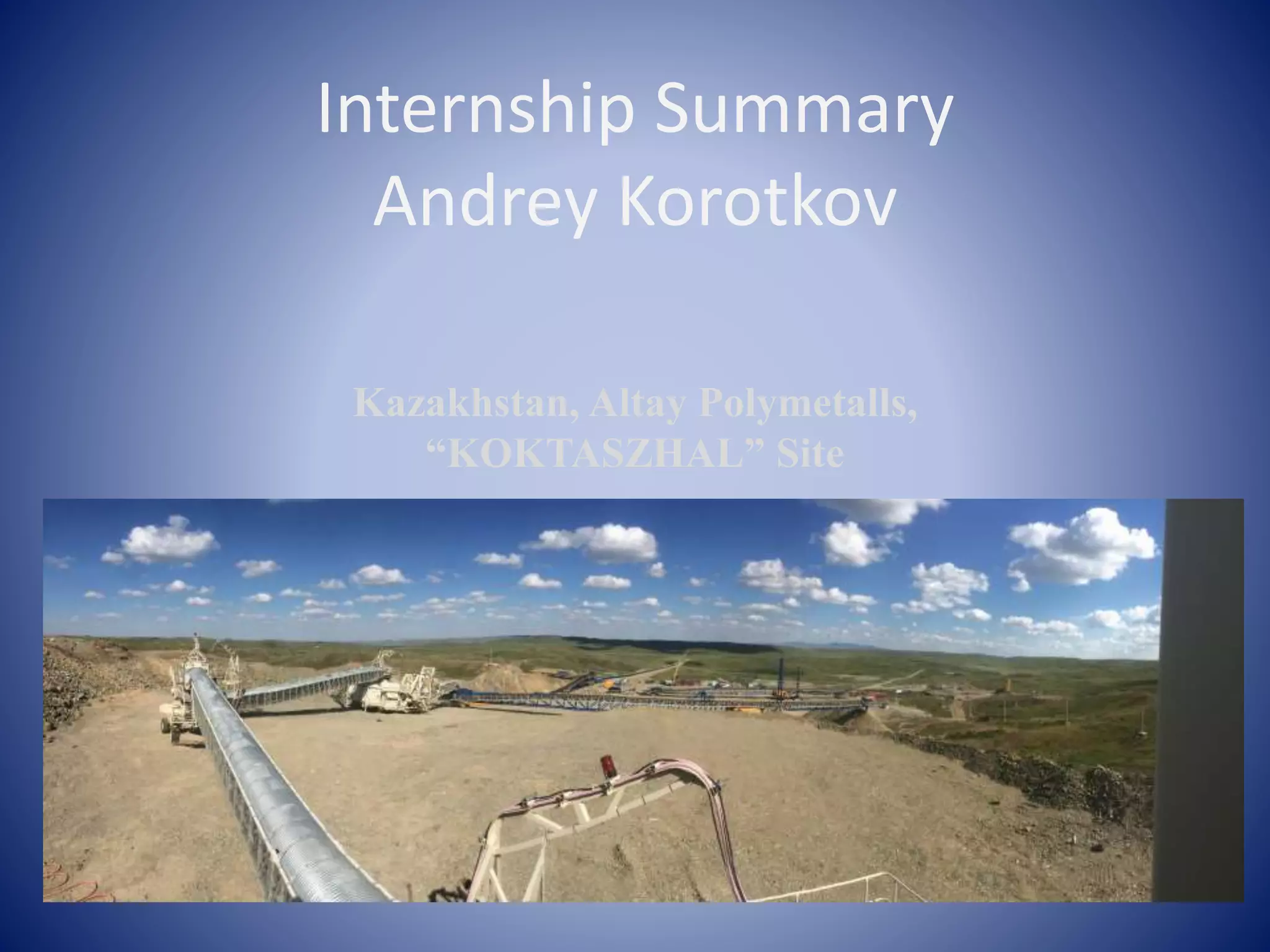 Internship Summary | PPT