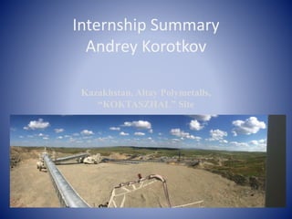 Internship Summary | PPT