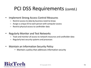 PCI DSS Compliance Readiness | PPTX