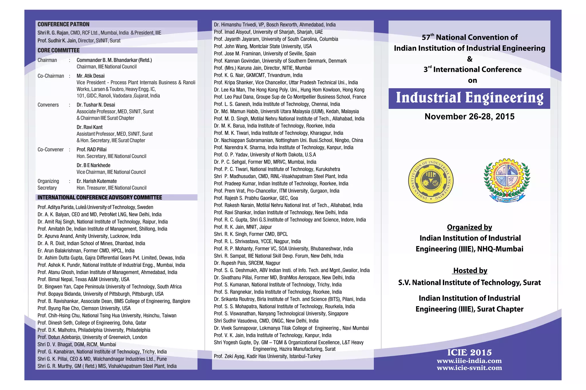 57th National Convention of IIIE & 3rd International Conference of IE | PDF
