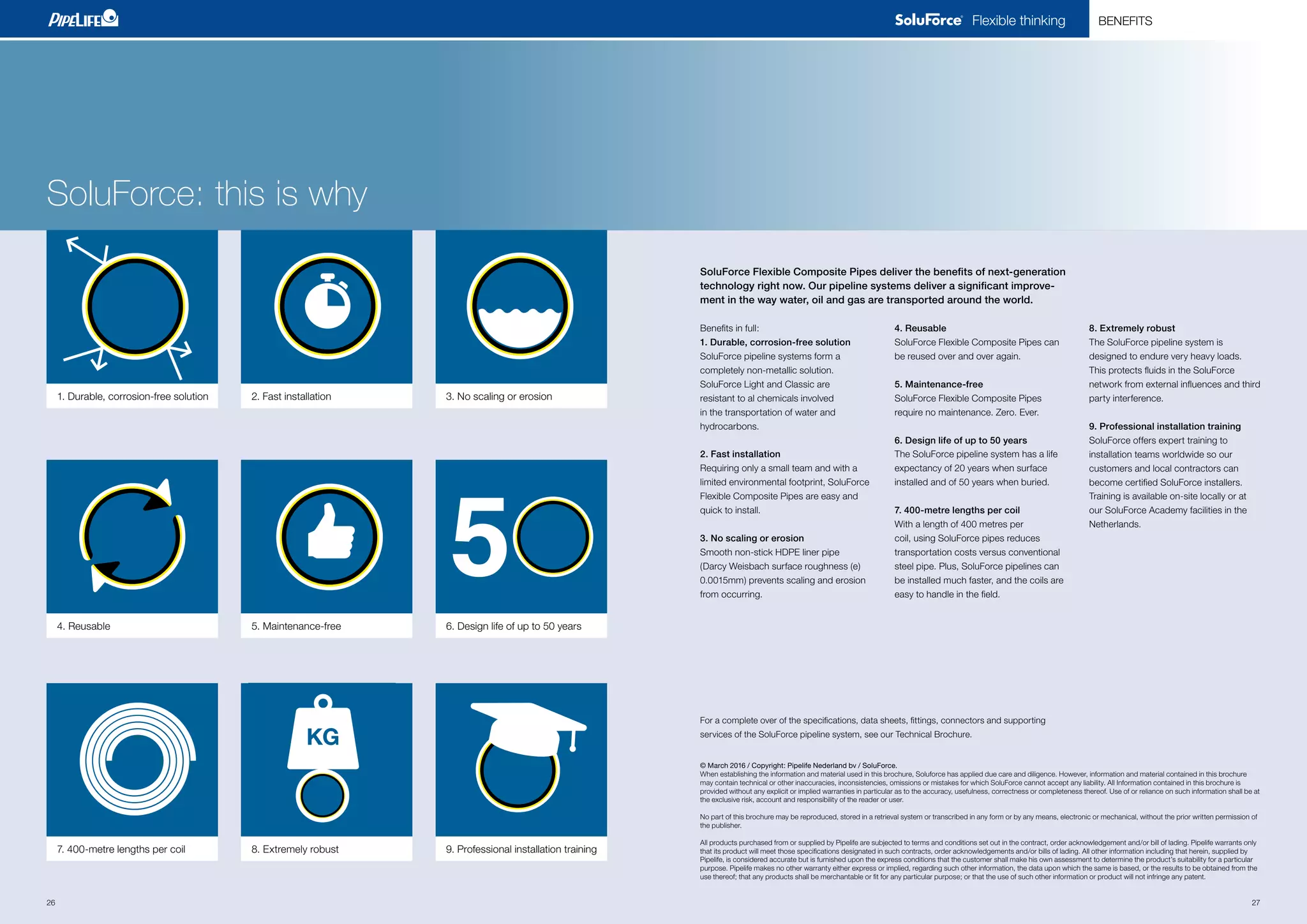 SoluForce Pipes for Pipe Brochure 2016 | PDF
