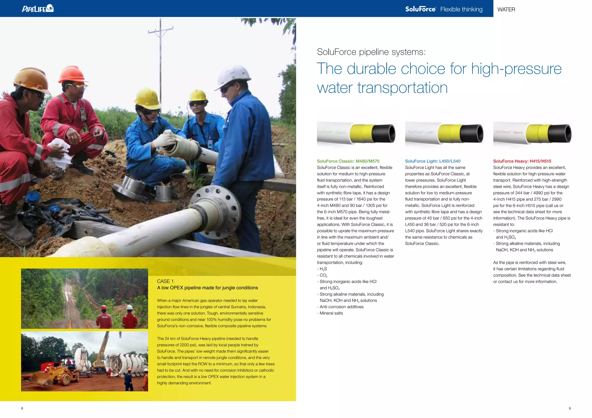 SoluForce Pipes for Pipe Brochure 2016 | PDF