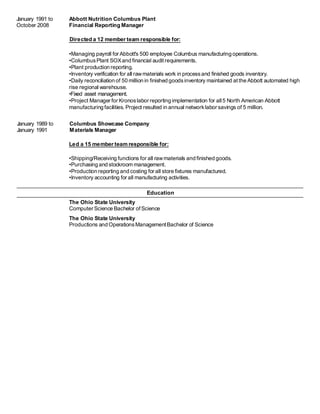 Jim Albers Resume (4) (1) | DOCX