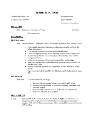 SamanthaWylie-Resume | PDF