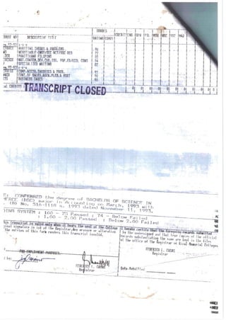 Transcript, Diploma and Certificates.compressed | PDF