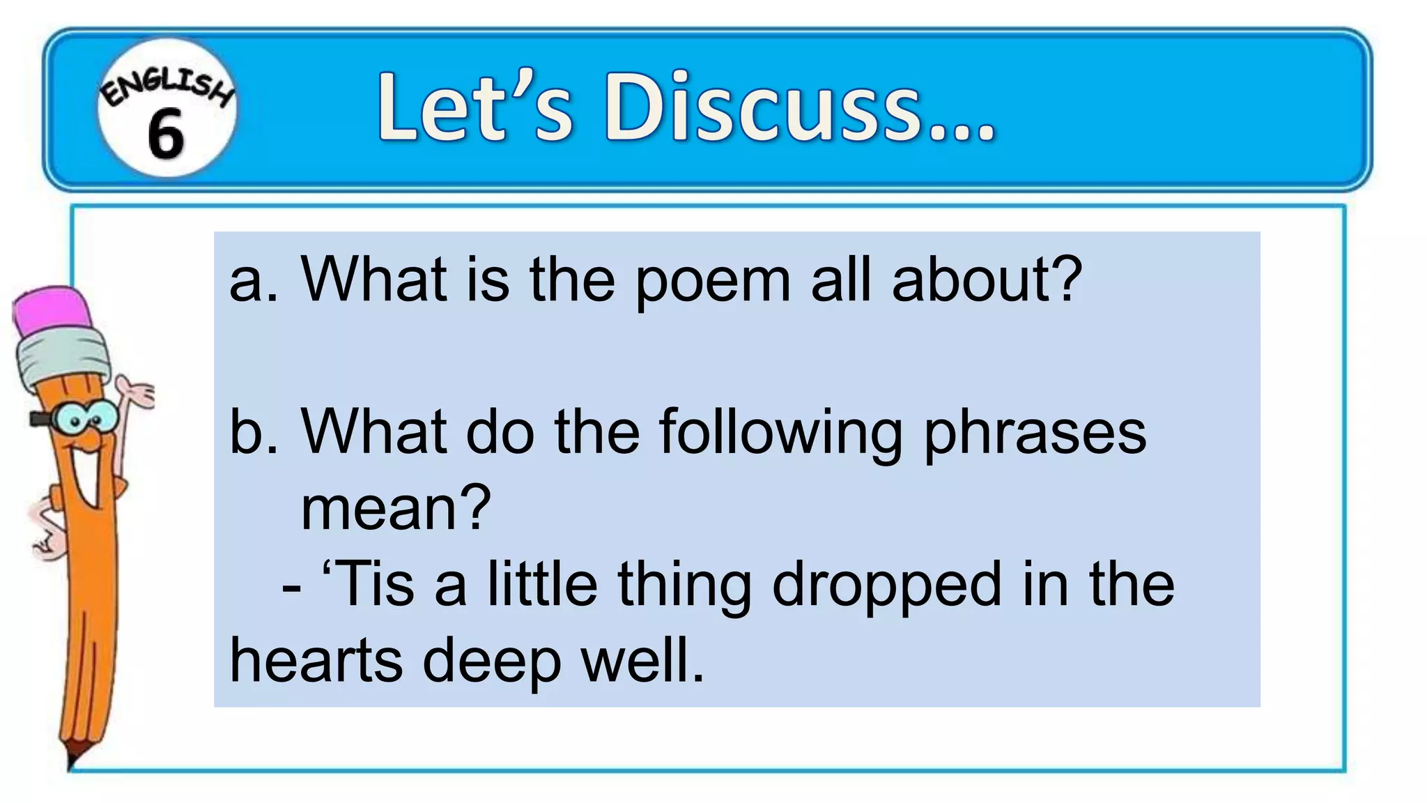 English 6 Grade 6 1st Quarter Week 1 Day 1 to 5 | PPTX