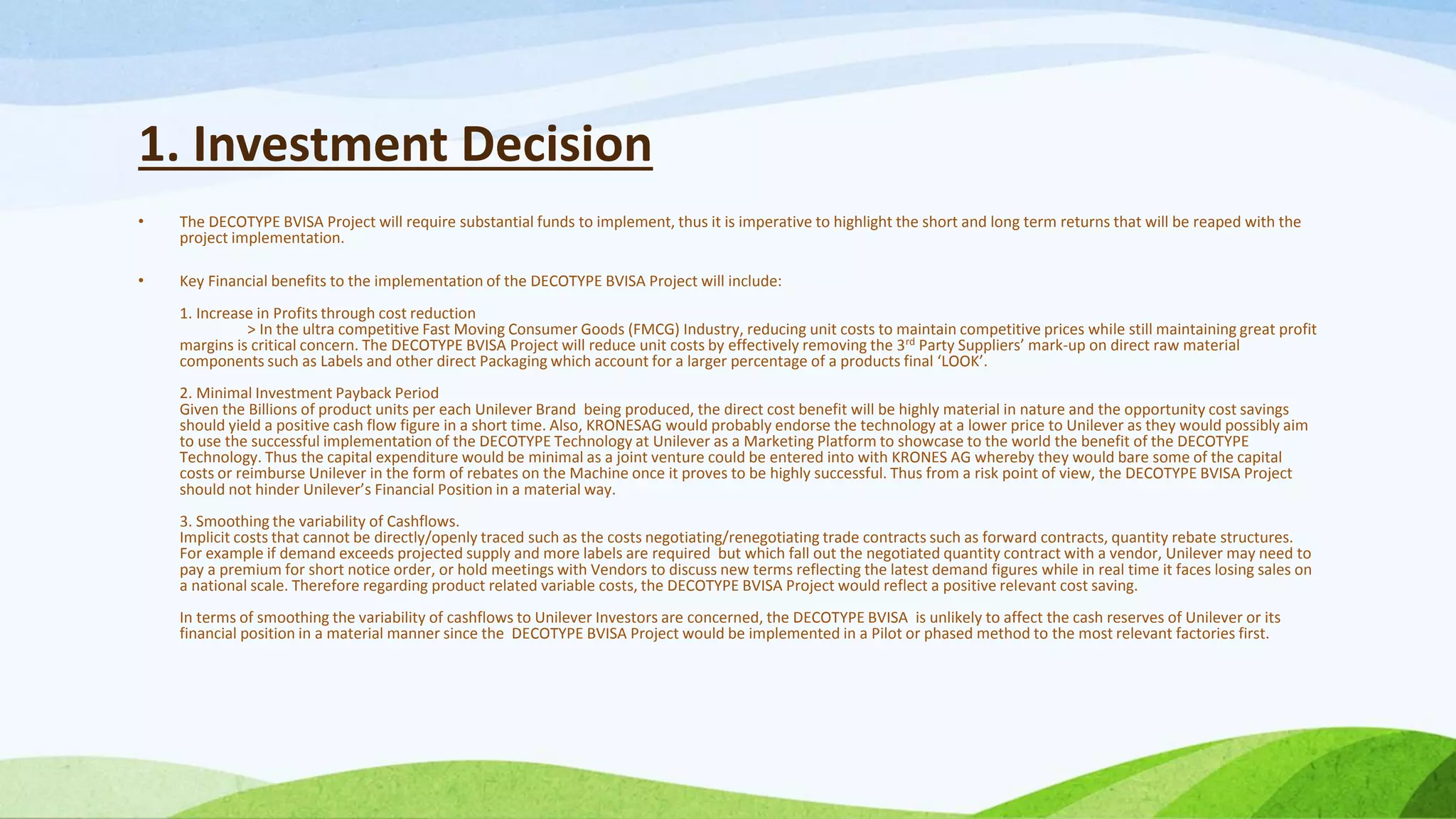 Extract of Unilever Value Proposition Report | PDF