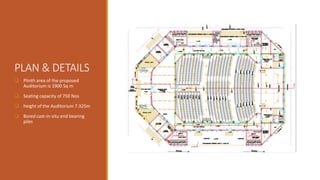 Analysis and Desin of Multi purpose Auditorium | PPTX