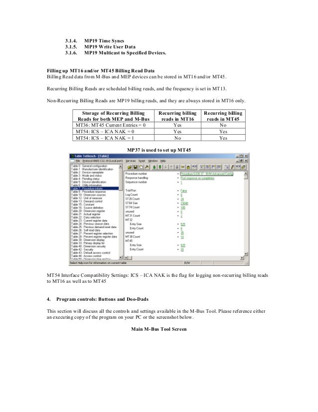 M-Bus Tool User's Guide