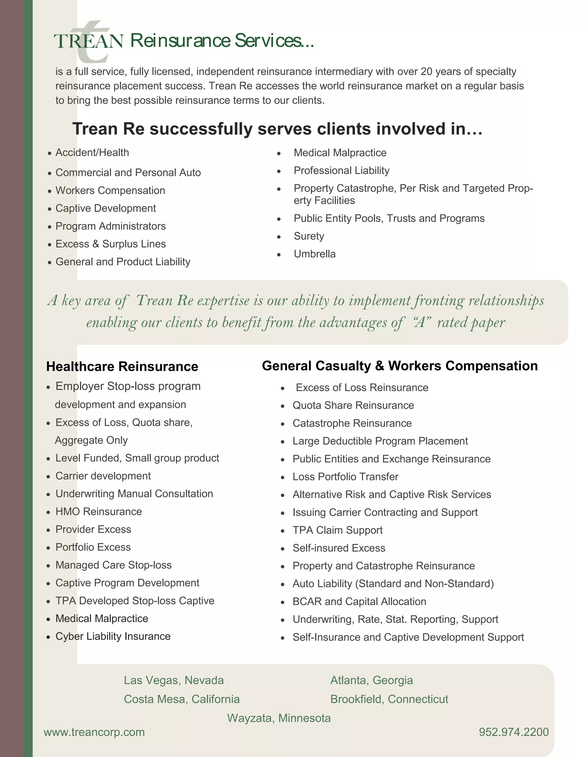Trean Re Healthcare.pdf2015 | PDF
