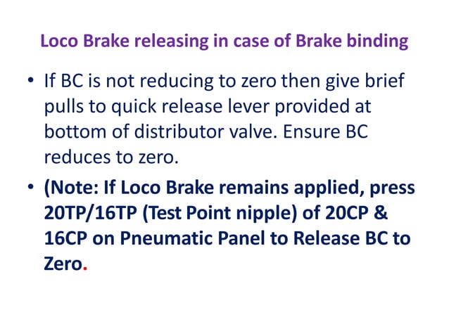 E70 CCB2 Brake system for WAG 9 Locomotive.pptx | Auto Type | Automotive
