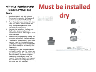 Kerr T60S Pump1.1 | PPTX