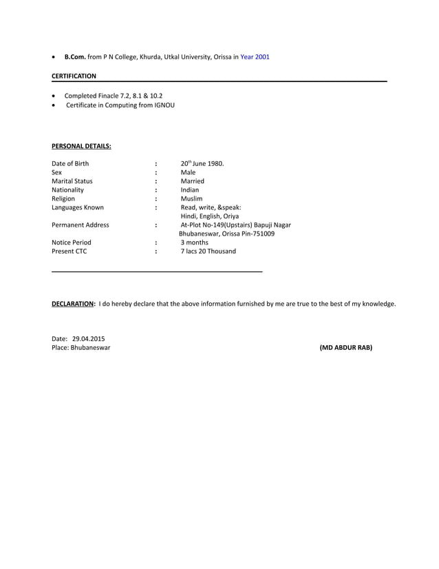 MD ABDUR RAB_1 | DOC | Business Banking & Finance | Business