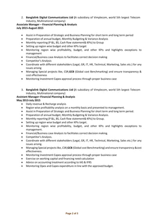 CV_Shamim Hasnain | PDF