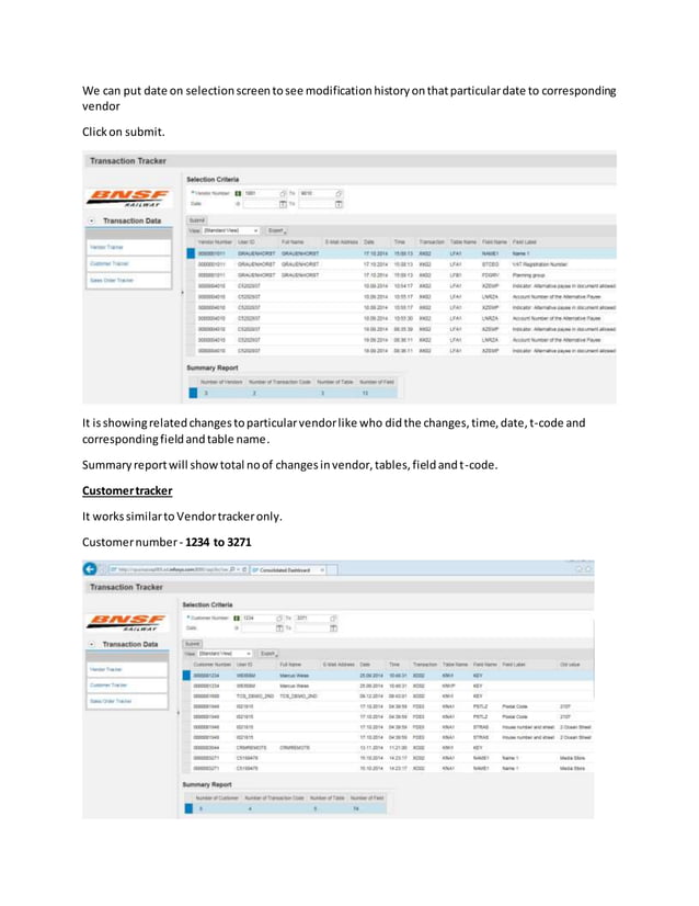 User manual for consolidated dashboard | DOCX
