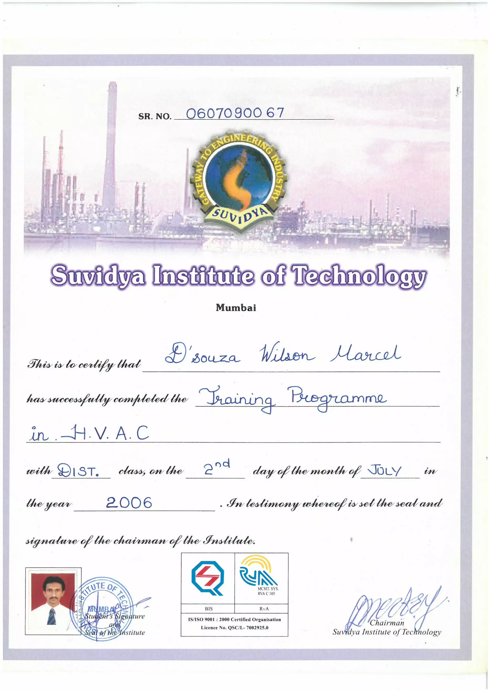 Suvidya Institute of technology | PDF