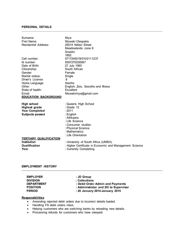 My cv | DOCX | Resume Writing and Advice | Job Search