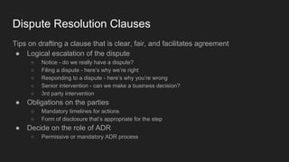 Presentation - Construction Contract Dispute Resolution | PDF