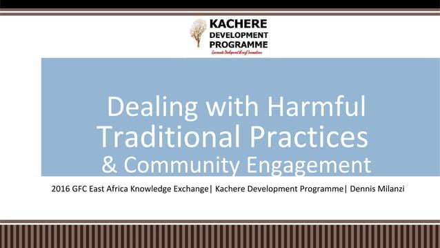 Dealing With Harmful Traditional Practices | PPT