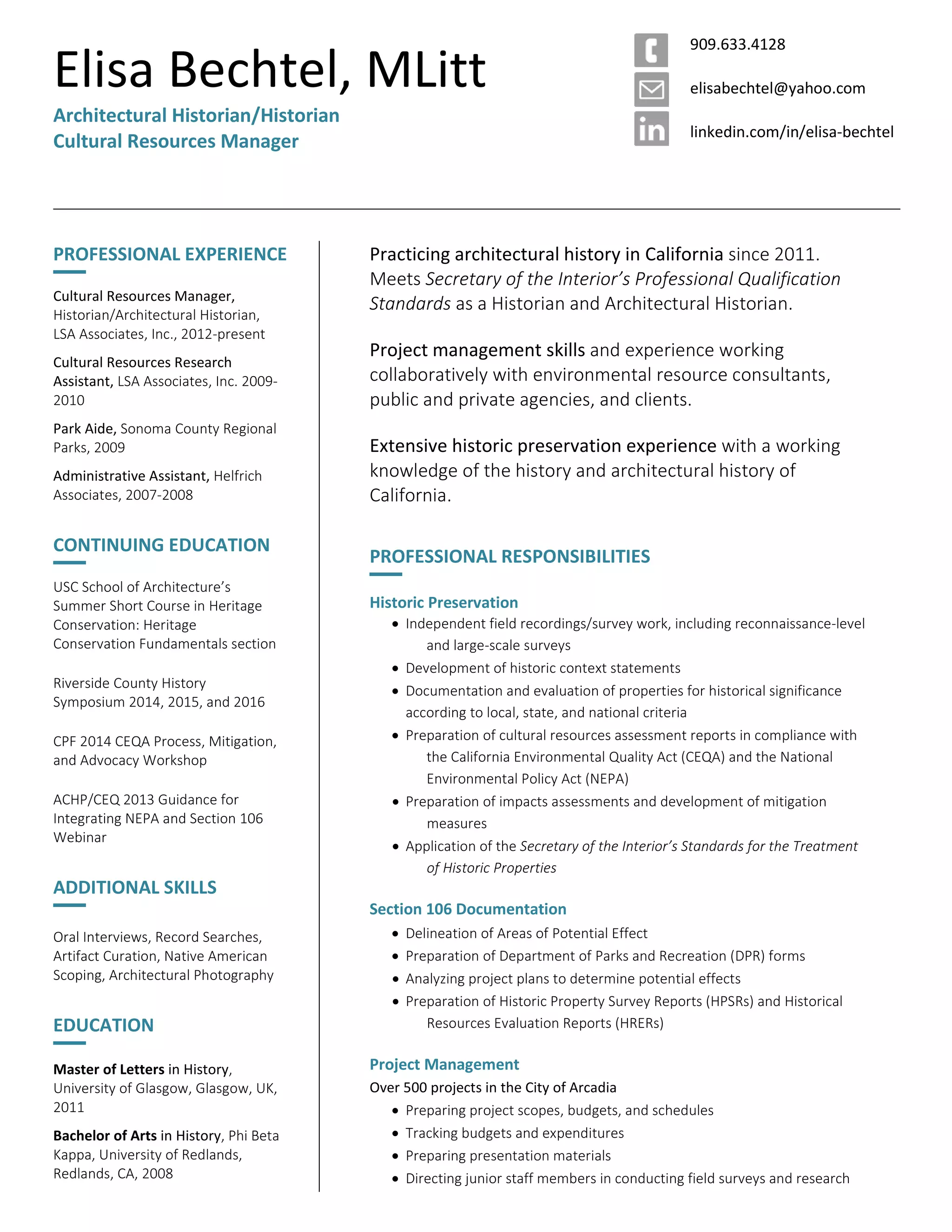 Resume-Bechtel | PDF