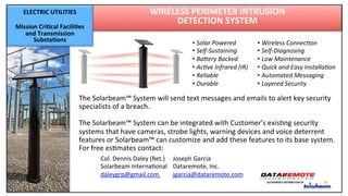 Wireless Perimeter Intrusion Detection Security System | PDF