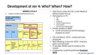Summary of MEDDEV 2.7.1 rev 4 | PDF