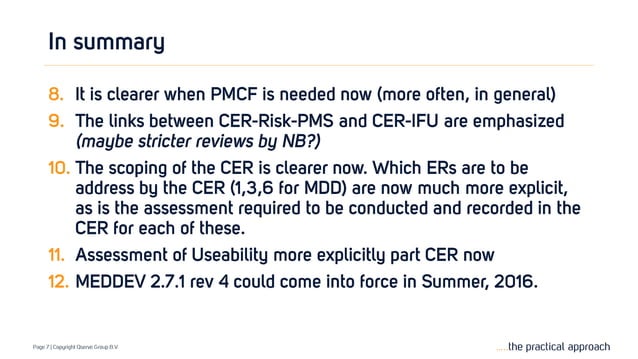 Summary of MEDDEV 2.7.1 rev 4 | PDF | Healthcare Industry | Industries