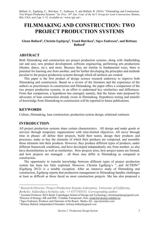 Ballard et al. 2016 - Filmmaking and Construction_ Two Project ...