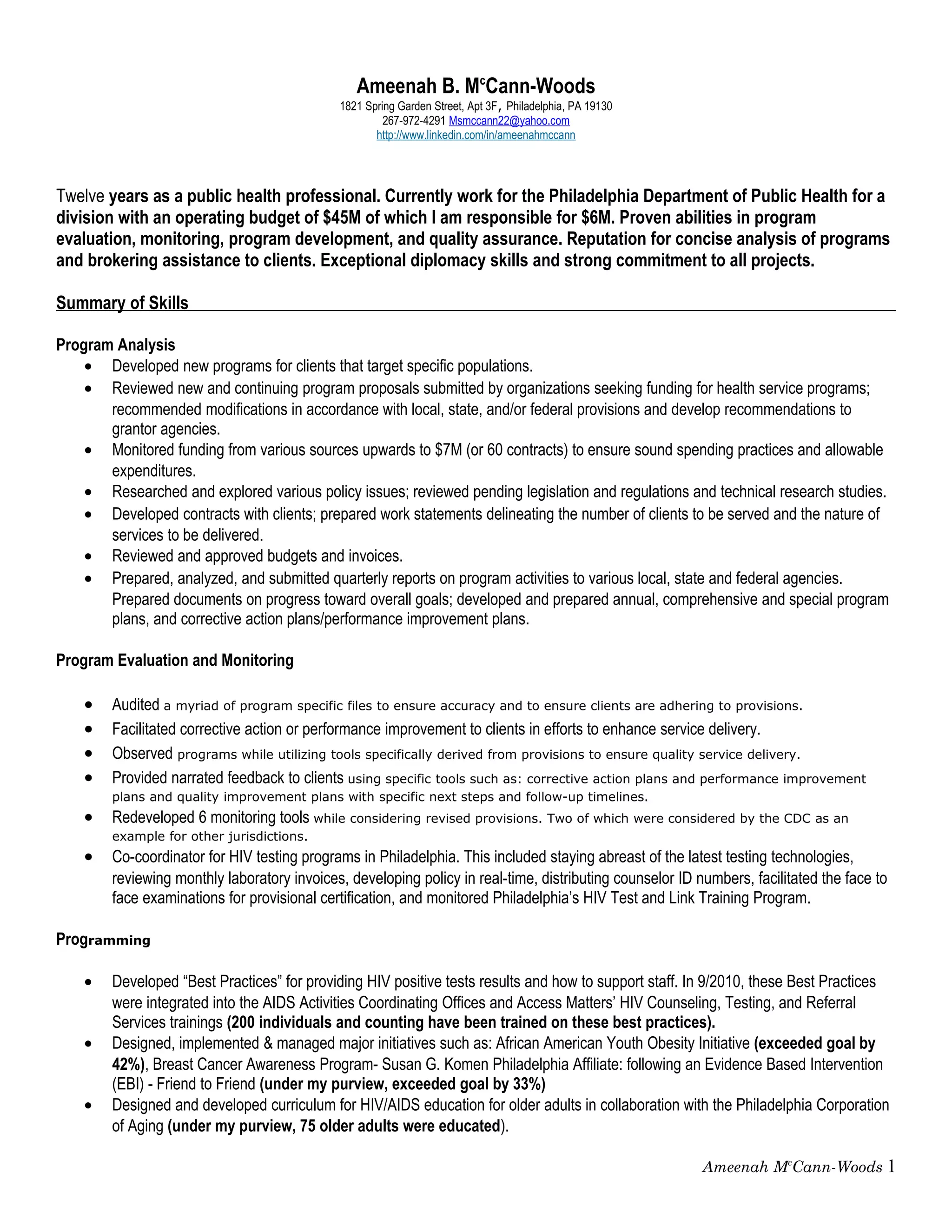 McCann-Woods Resume-Skills Based | DOC
