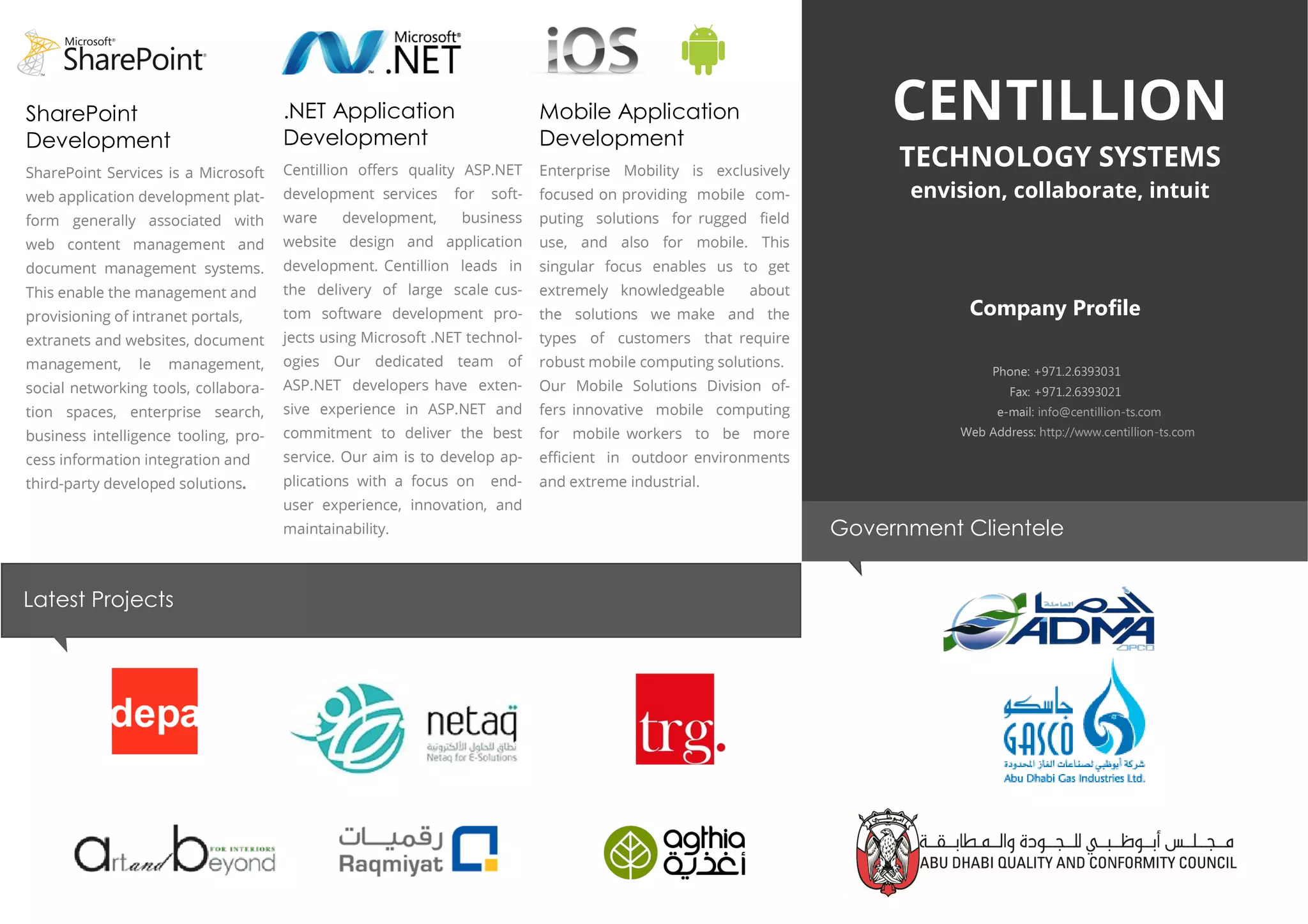 Centillion - Profile & Clients | PPT