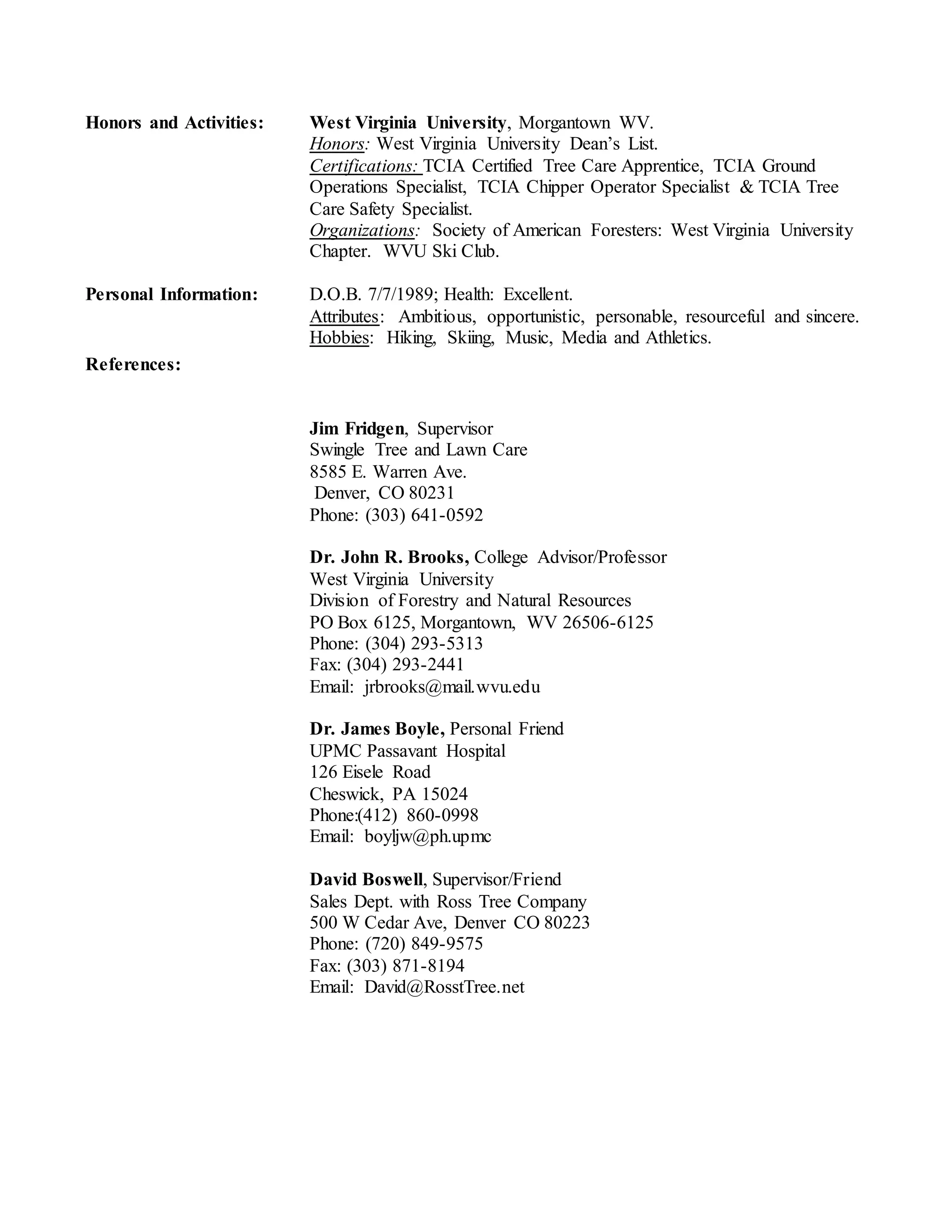 2016 Resume - Alexander George | DOCX | Landscaping | Home & Garden