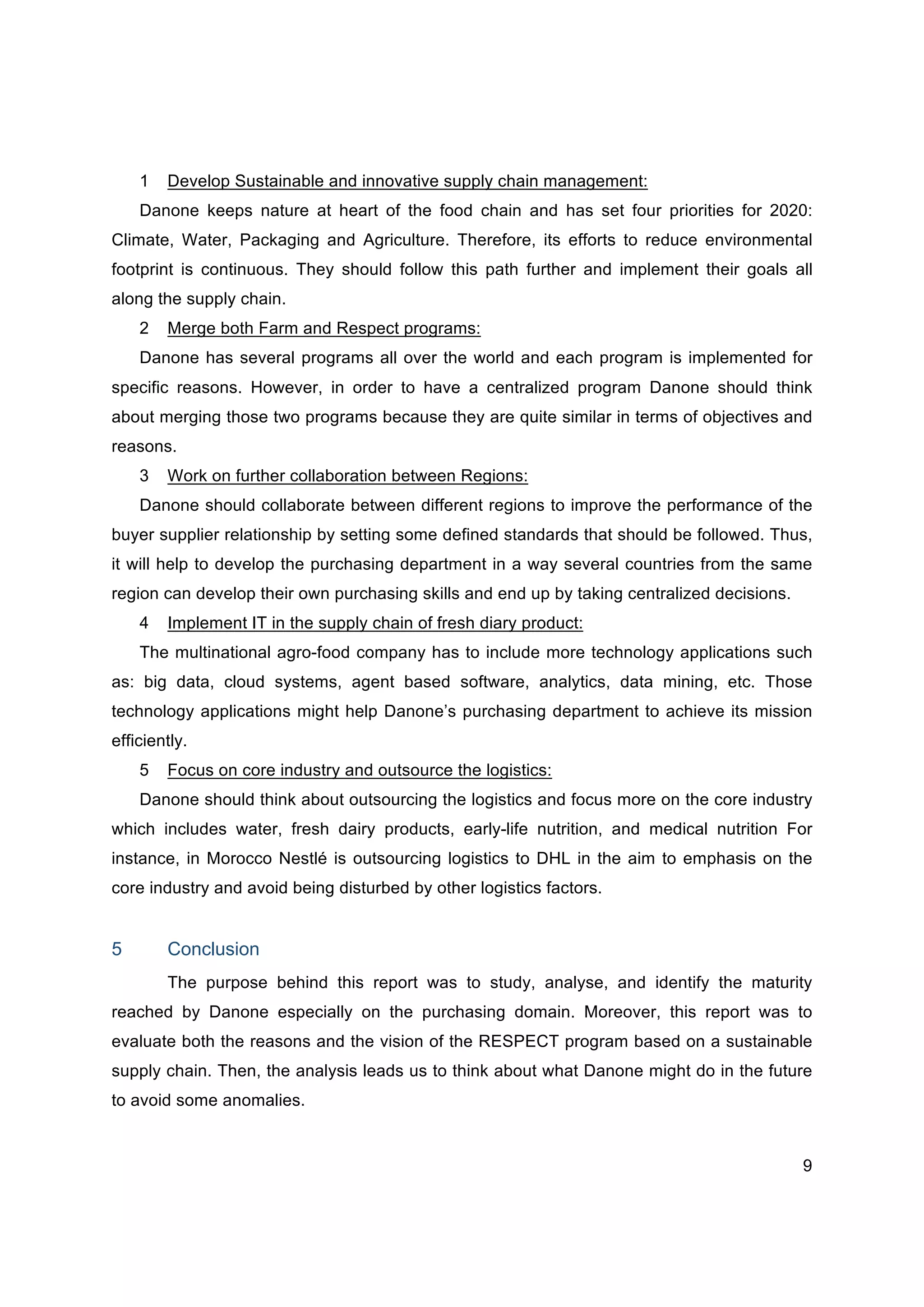 ReportFinal-Danone | PDF