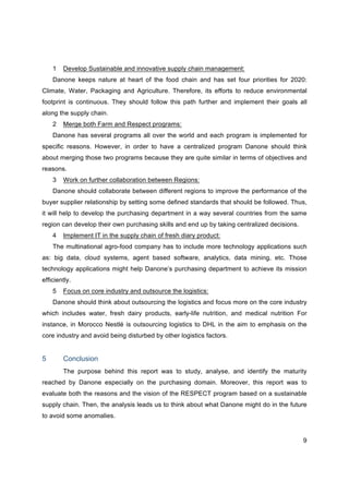 ReportFinal-Danone | PDF