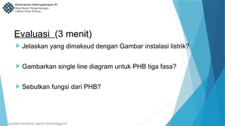 Menjelaskan simbol gambar-gambar dasar instalasi listrik khususnya ...