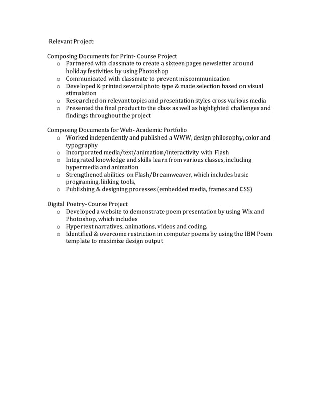 Relevant Project | PDF