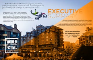 WSSF_Overview_2016 | PDF