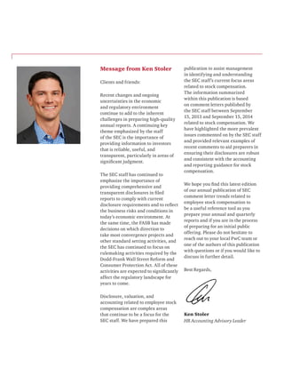 pwc-sec-comment-letter-trends-2014 | PDF | Business Accounting ...