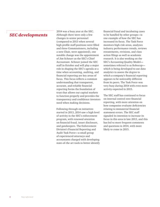 pwc-sec-comment-letter-trends-2014 | PDF | Business Accounting ...