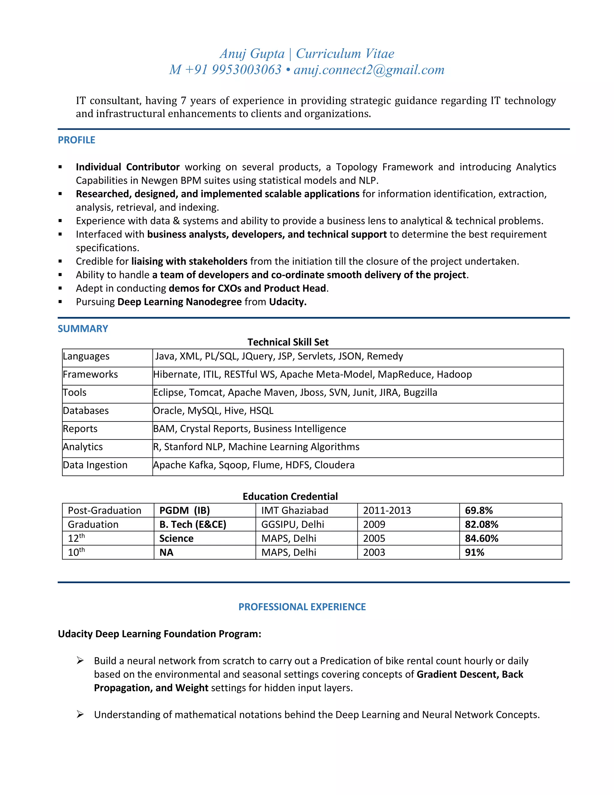 AnujGupta_TechnologyConsultant | PDF