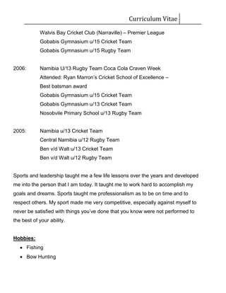 HENK CV | PDF