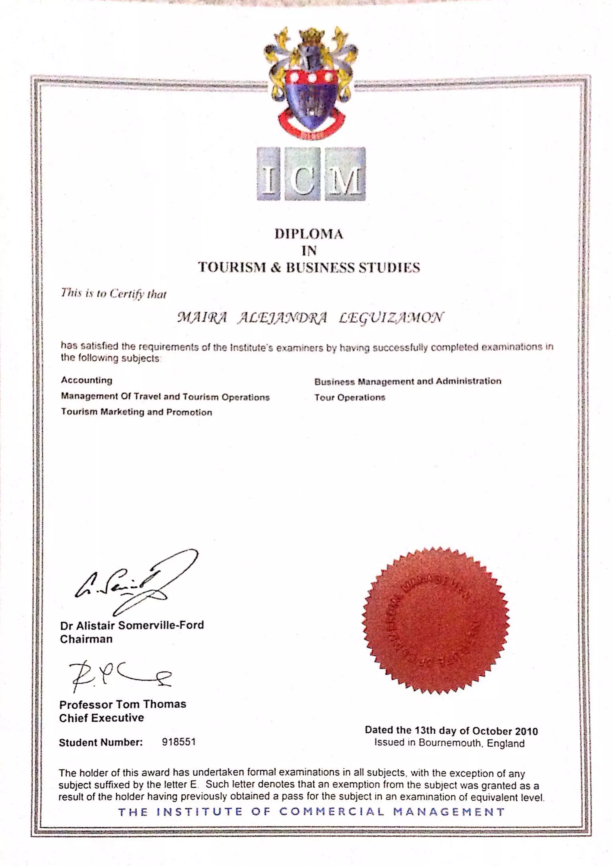 ICM diploma | PDF