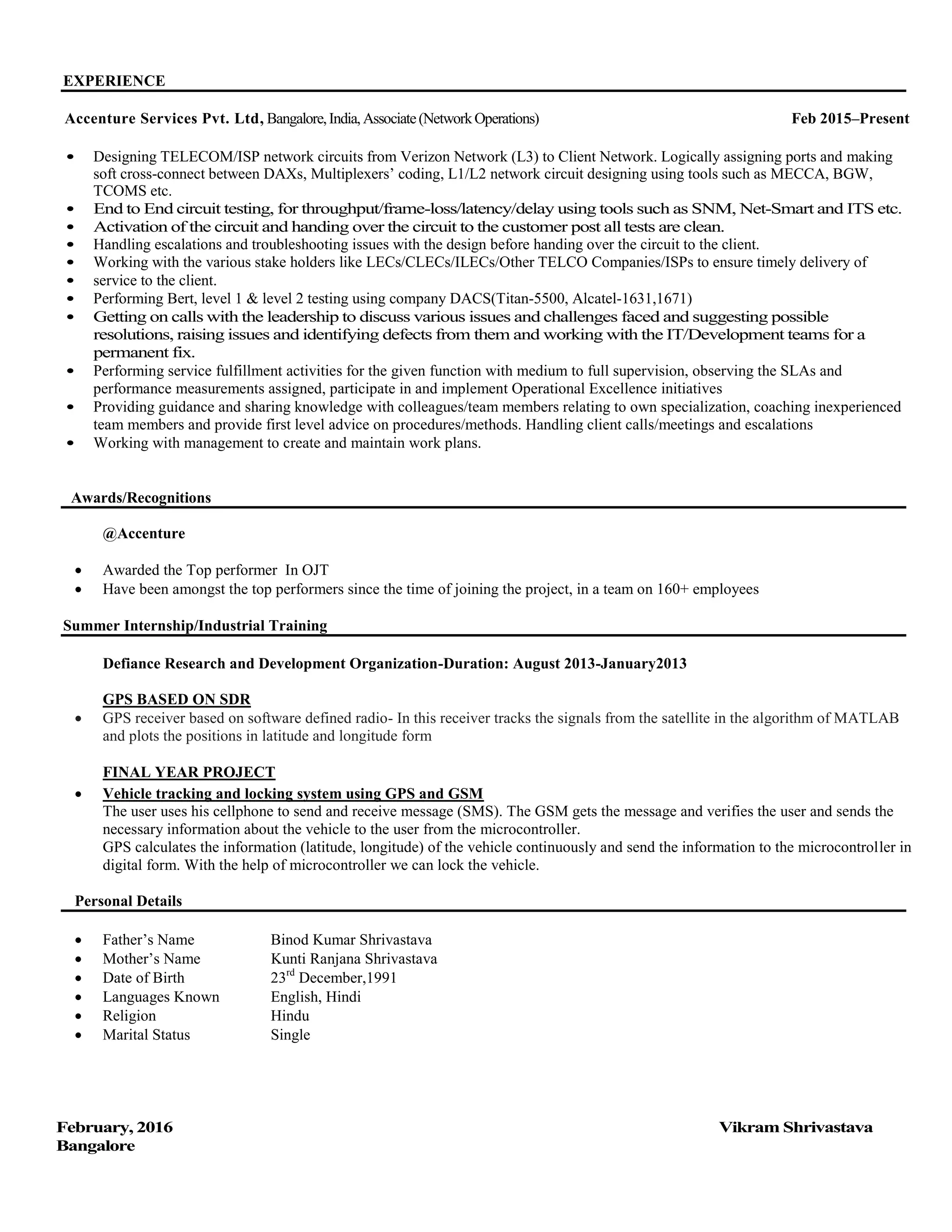 Vikram_Resume | PDF