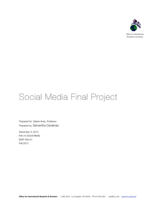 Soc Media final project | PDF