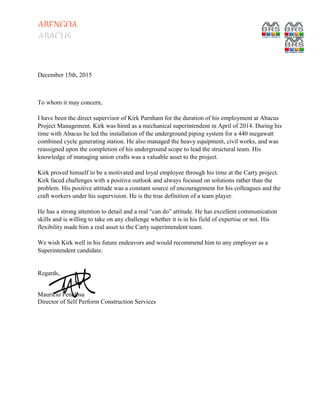 letter of recomendation | PDF