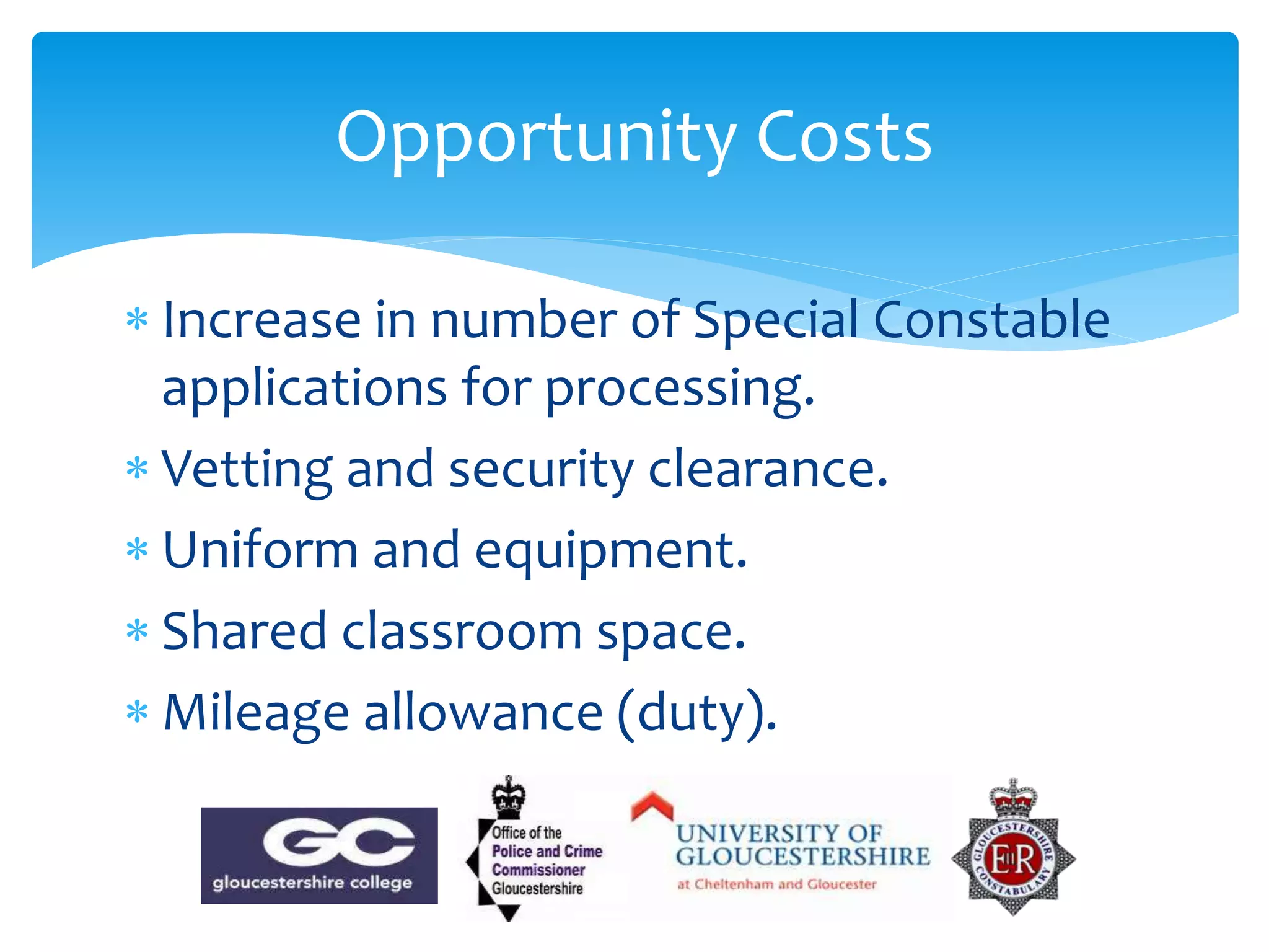 The Involvement of Higher Education in Supporting the Police ...